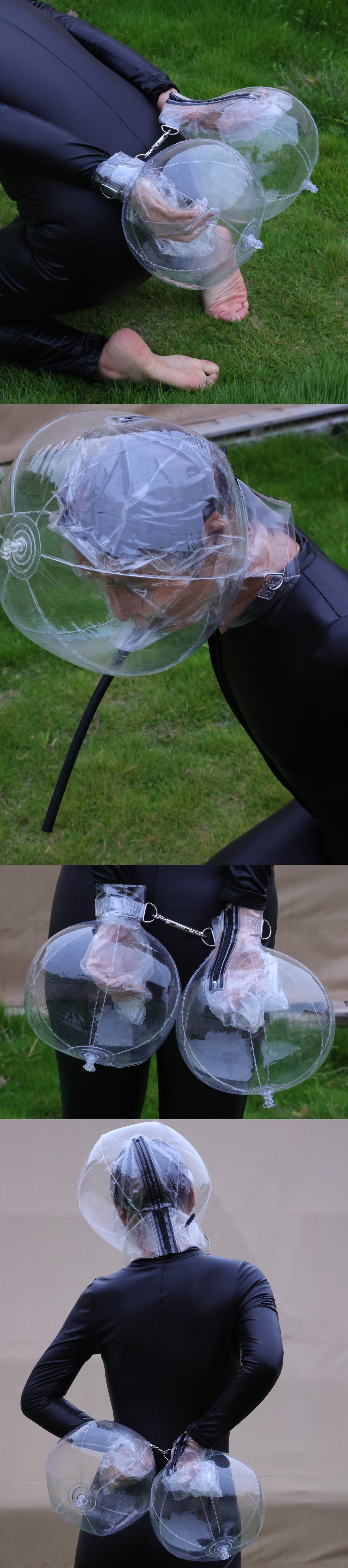 TPU Inflatable Suit(Including inflatable gloves, inflatable hood, infl ...
