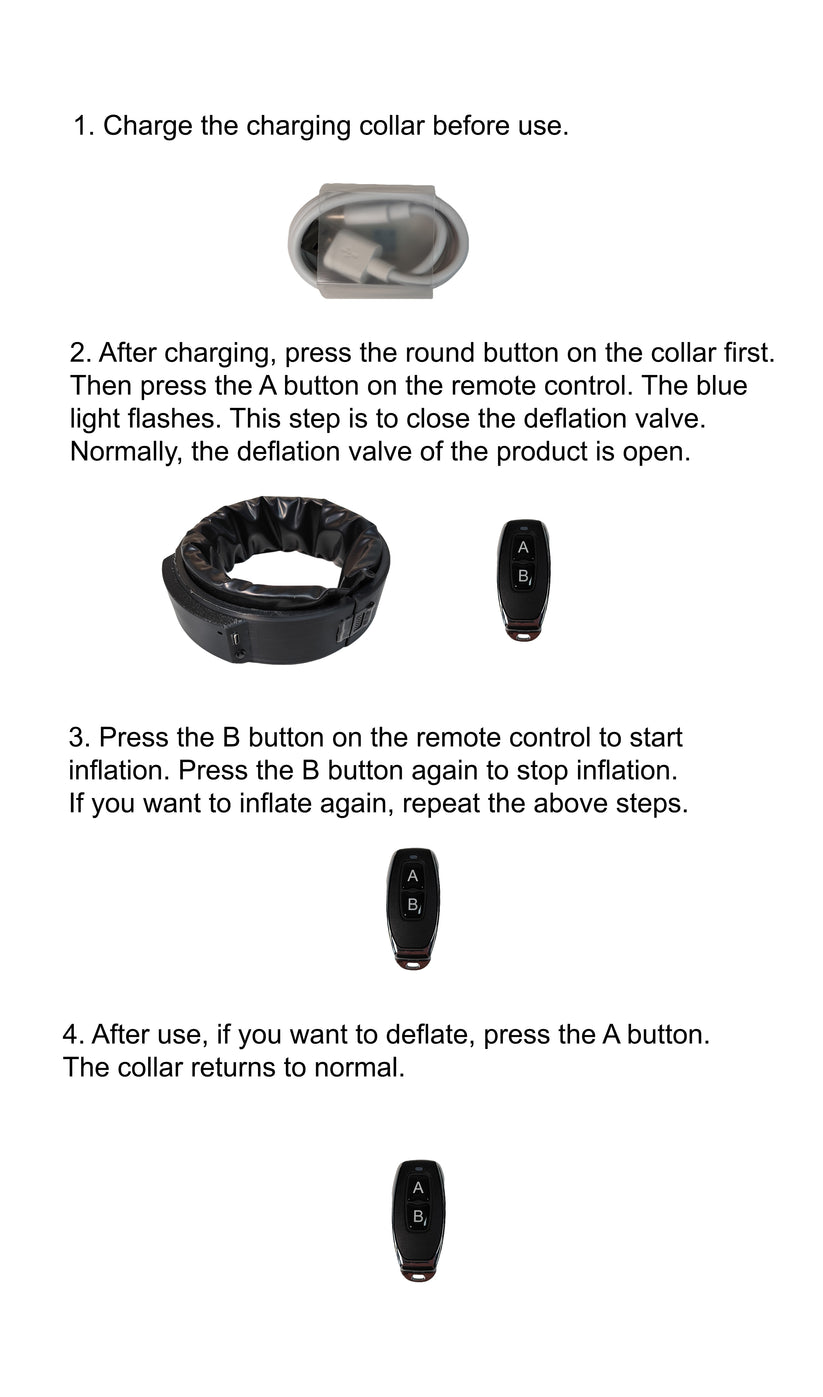 Remote Control Suffocation Inflatable Collar – Kenze