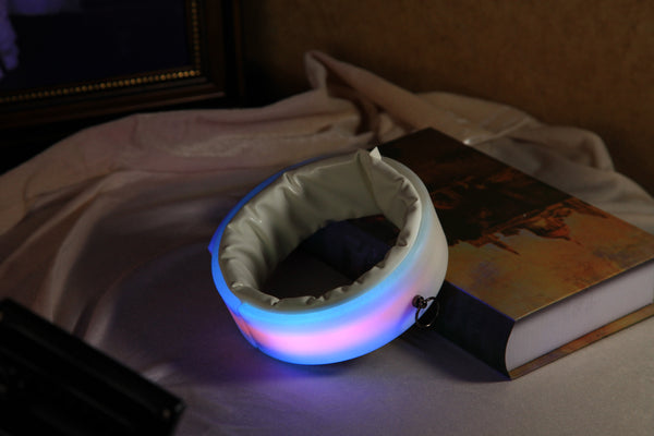 Fluorescent Gradient Remote Control Suffocation Inflatable Collar – Kenze